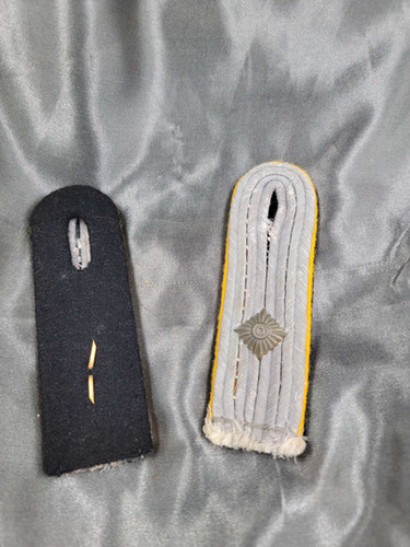 WWII GERMAN SS Obersturmführer RECONNAISSANCE SHOULDER BOARDS | The War ...