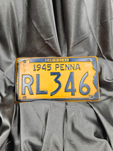 WWII ERA PASSENGER CAR LICENSE PLATE | The War Front