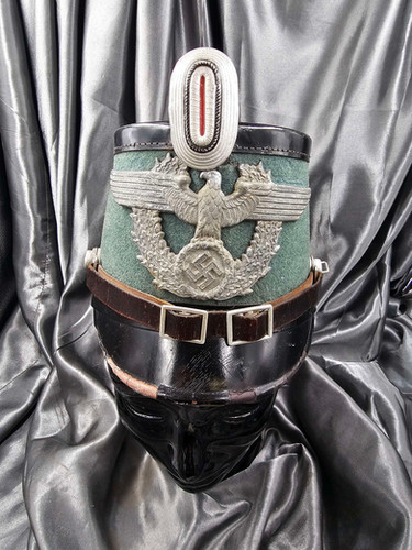 WWII GERMAN POLICE SHAKO | The War Front