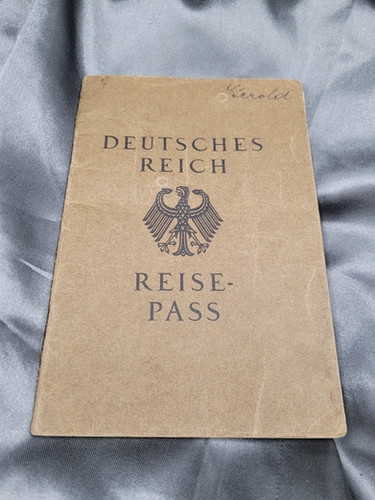 PRE-WWII GERMAN REISE-PASS | The War Front