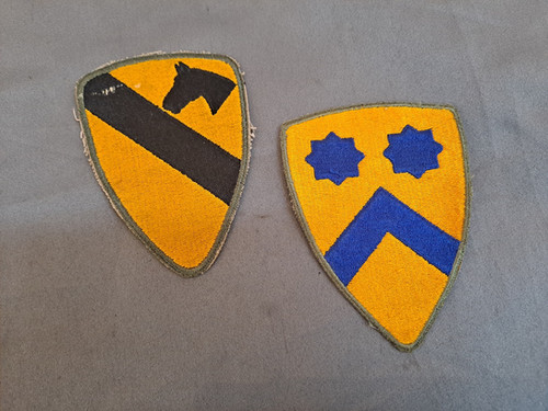 WWII Era US Army 1st and 2ed Cavalry shoulder patches | The War Front