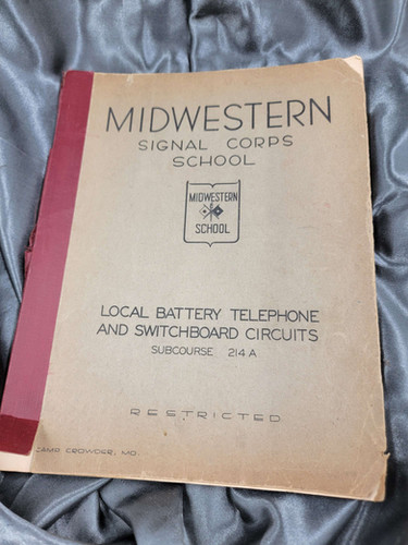 WWII US SIGNAL CORPS MANUAL SWITCHBOARD TRAINING | The War Front