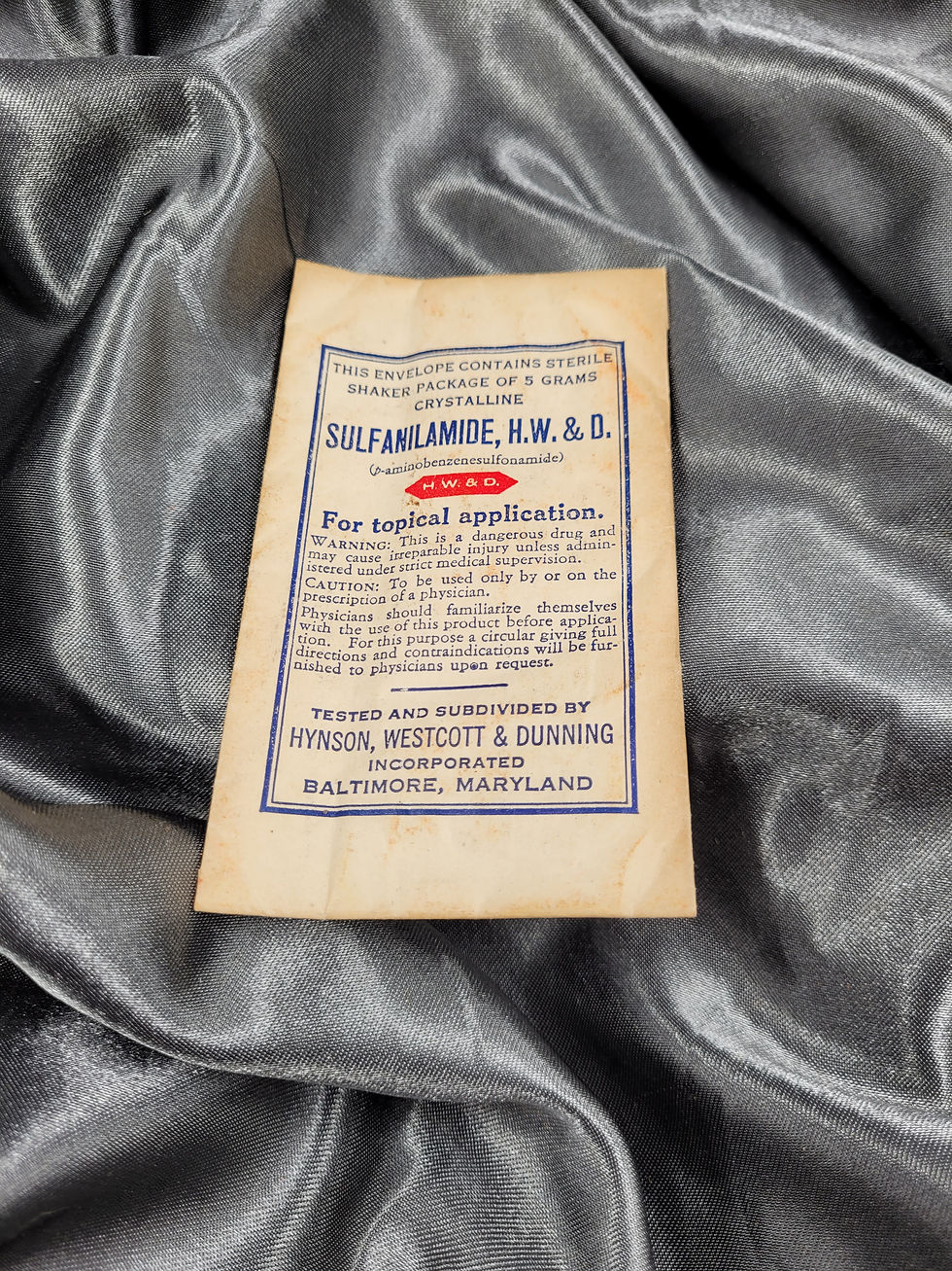WWII ERA SULFANILAMIDE PACKET | The War Front