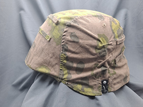 Original Waffen SS Type II Oak Pattern Helmet Cover | The War Front