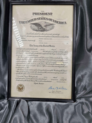 WWII RANK PROMOTION DOCUMENT MEDICAL CORPS | The War Front