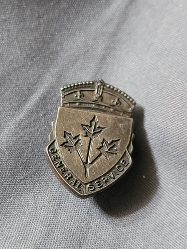 WWII CANADIAN GENERAL SERVICE PIN | The War Front