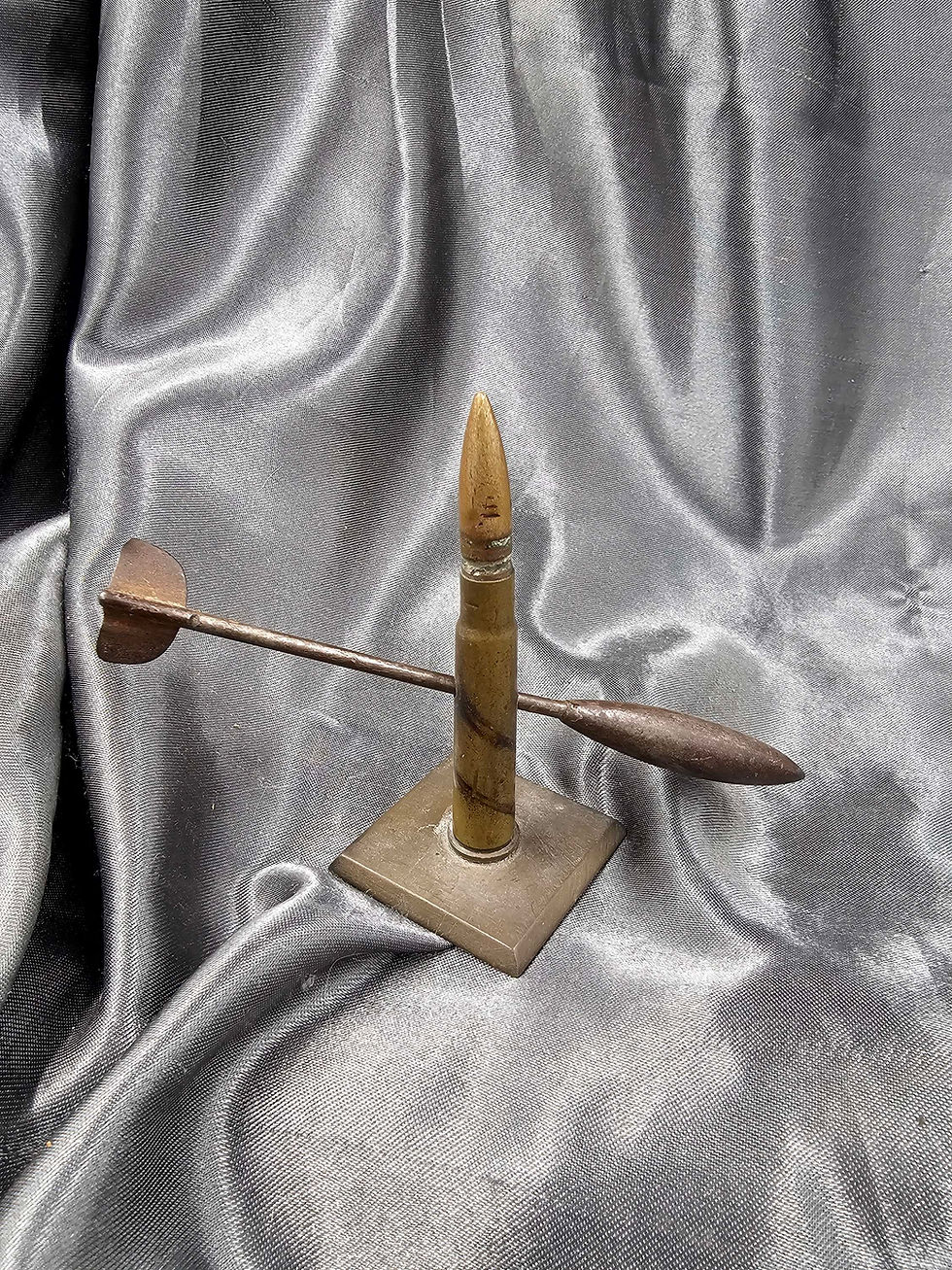 WWII ERA SMALL TRENCH ART ROCKET | The War Front