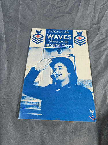 WWII US WAVES HOSPITAL CORPS RECRUITMENT BOOKLET | The War Front