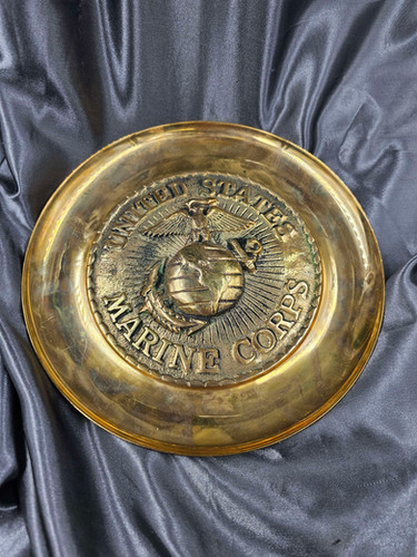USMC BRASS PLATE | The War Front