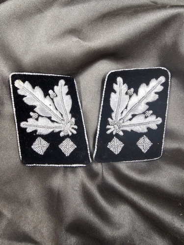 WWII GERMAN WAFFEN-SS OBERGRUPPENFIEHRER COLLAR TABS | The War Front