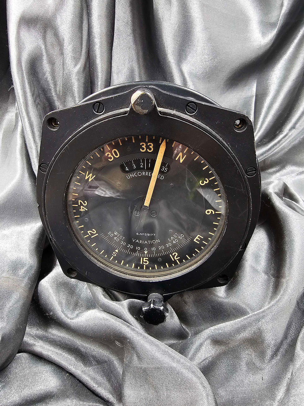 WWII US AIR CORPS MASTER INDICATOR GYRO FLUX GATE COMPASS | The War Front