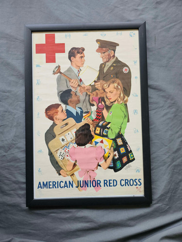 WWII AMERICAN JUNIOR RED CROSS POSTER | The War Front