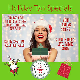 Oregon Tan Spa /Specials