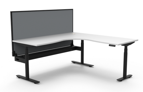 HALO + Corner Workstation with Screen | Select Business