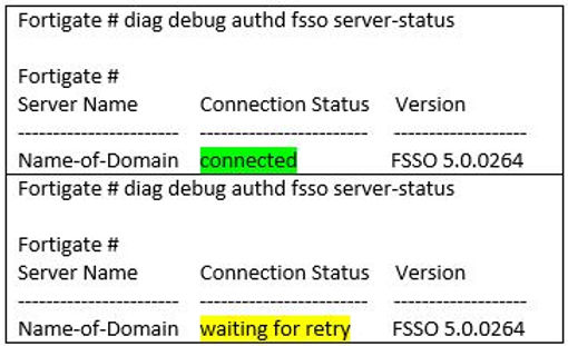 Fortinet FSSO troubleshooting step-by-step guide.