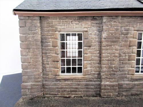 O gauge loco shed parts: Side wall-corner panel set (BC29C ...