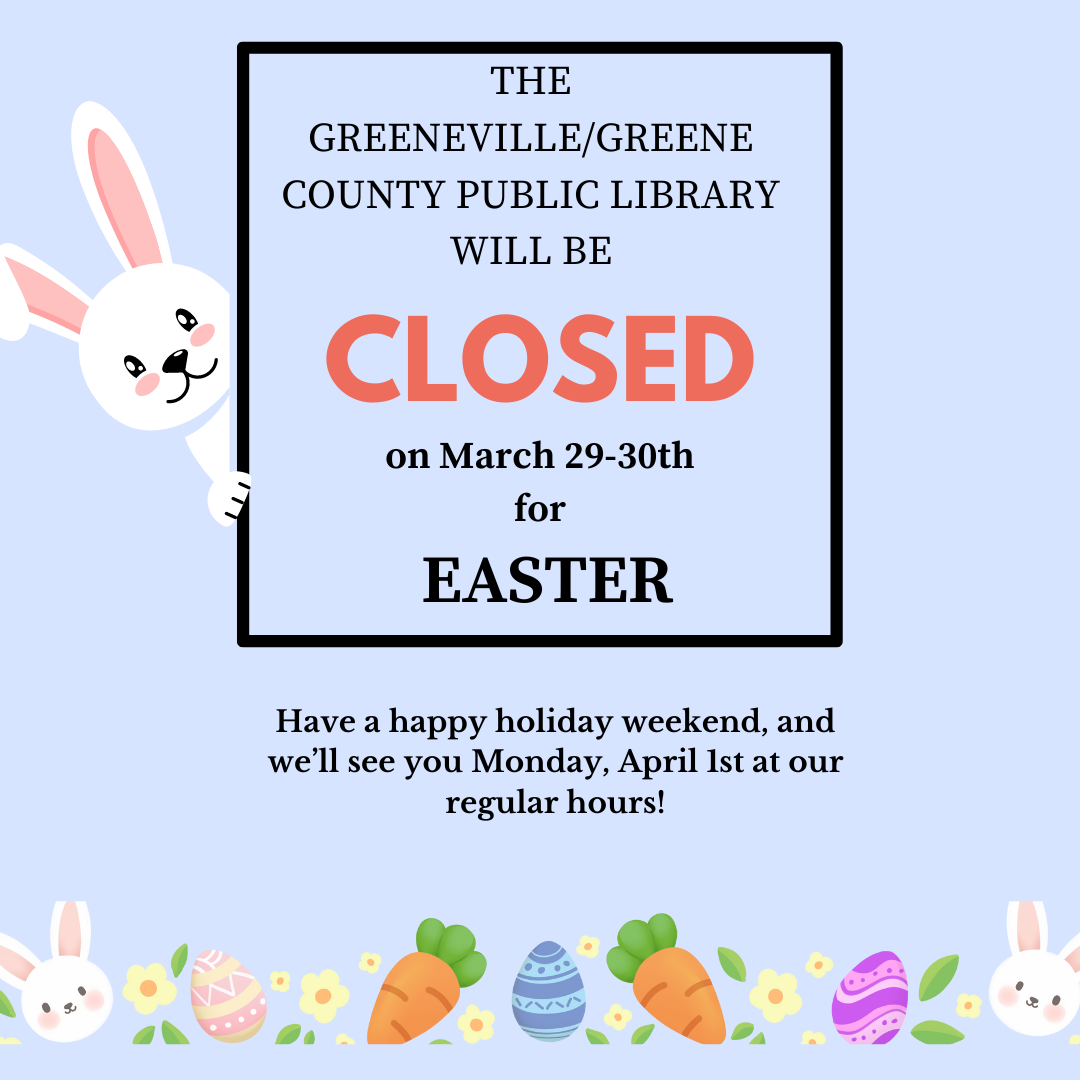 Closed for Easter