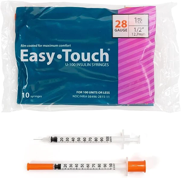 Easy Touch 1mL 28G x 1/2 | HRCSD On Point