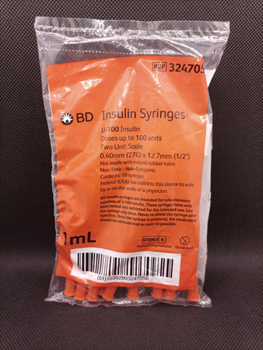 BD Needle 27G x 5/8 1cc | HRCSD On Point