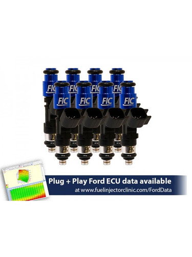 Fuel Injector Clinic 1000cc (85 lbs/hr at 43.5 PSI fuel pressure) FIC ...