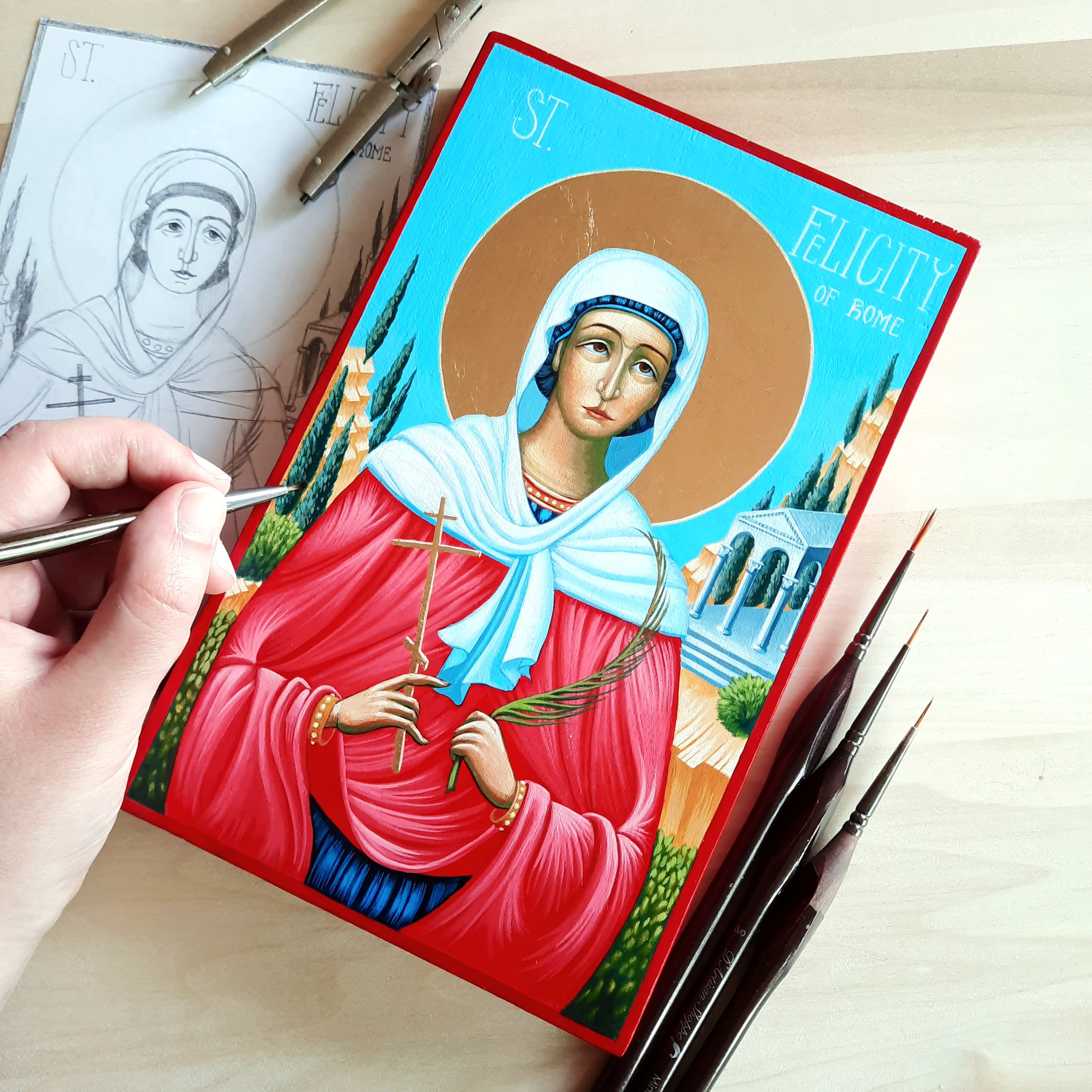 COMMISSION AN ICON/CONTACT | Anna Poloz Icons