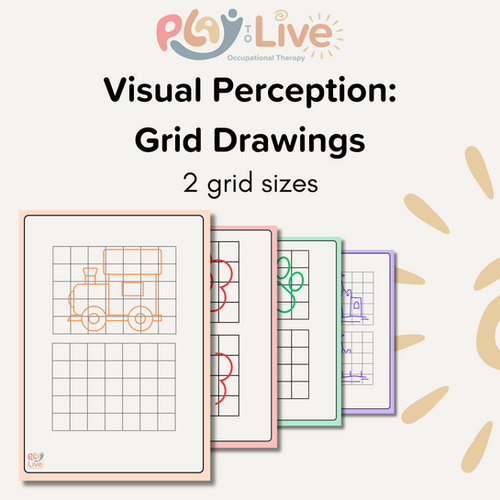 Visual Perception: Grid Drawings (digital download) | Play To Live Occupat