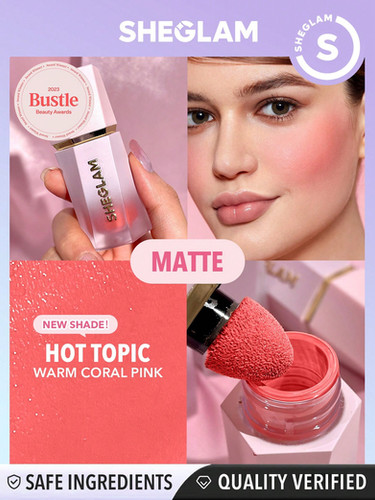 SHEGLAM Color Bloom Liquid Blush-Hot Topic Liquid Blush Liquid ...