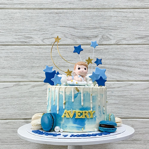 Full Month Baby Cake | Caramelloz