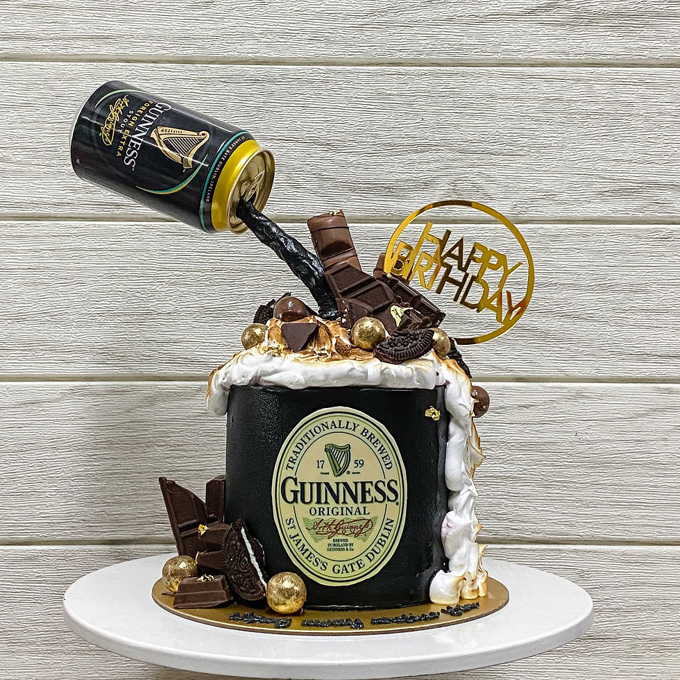 Guinness Floating Beer cake | Caramelloz