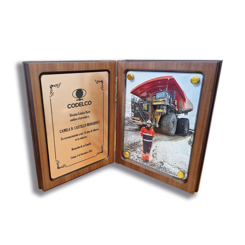 QDGMBOOK - Galvano de Madera con Acrílico Color (valor neto ...