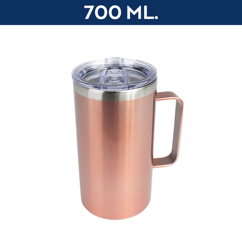 PCM65 - Mug metálico Encobrizado (valor neto): | lasercomplot