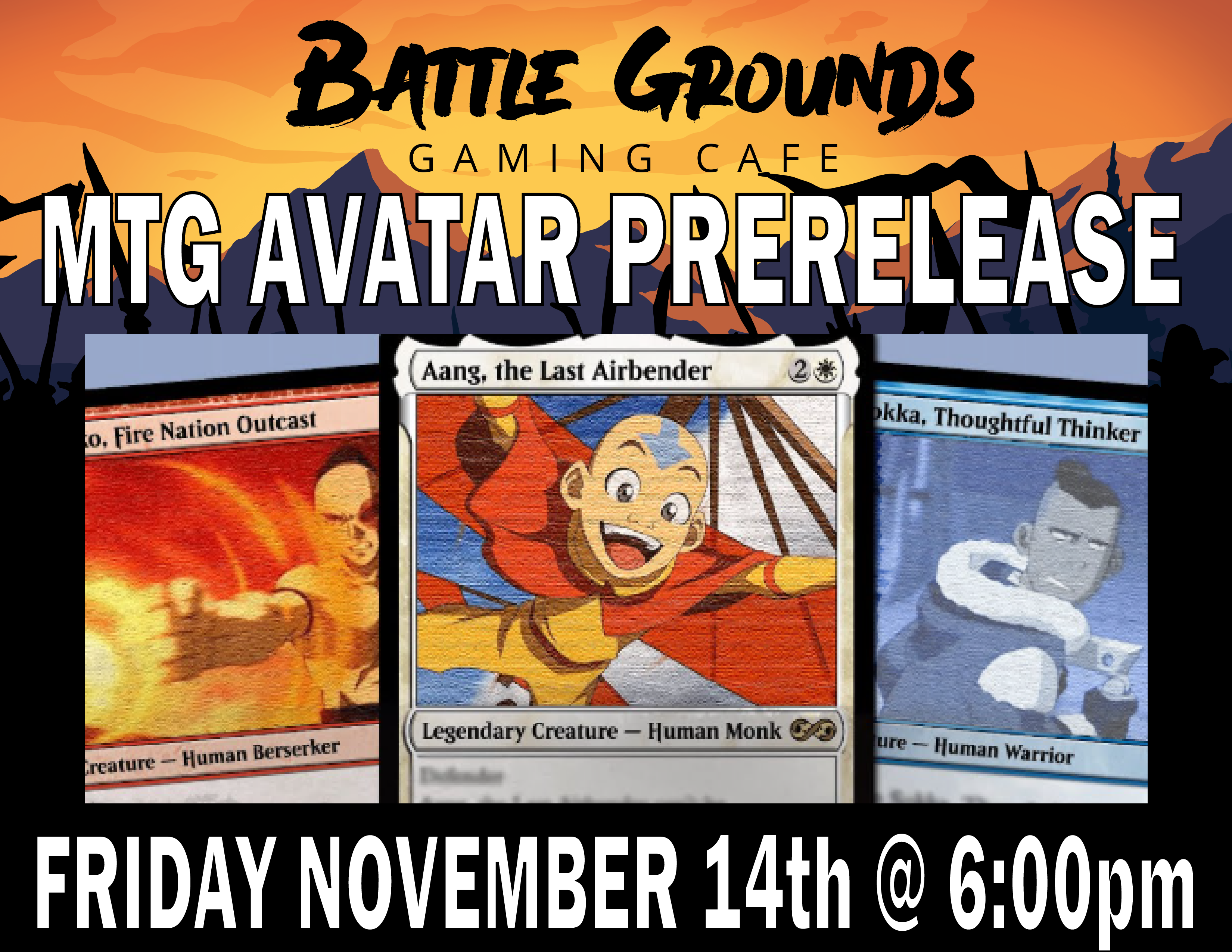 MTG Avatar The Last Air Bender Prerelease | Battle Grounds