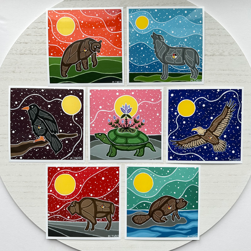 7 Grandfather Teachings Art Print Set | Marissa Indoe