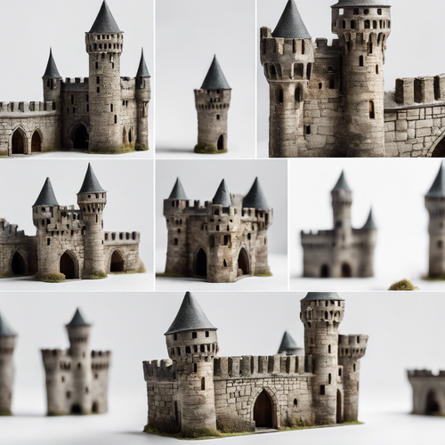 Medieval Castle Miniature | D3D Workshop