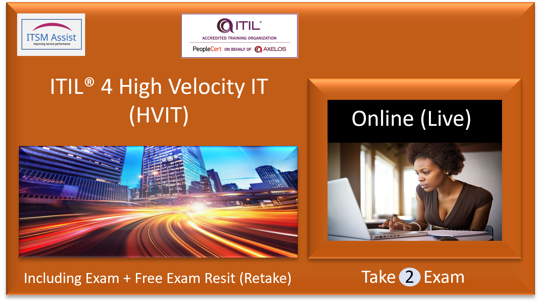 ITIL® 4 High Velocity IT | 9th Oct 23 | UK Online | ITSM Assist