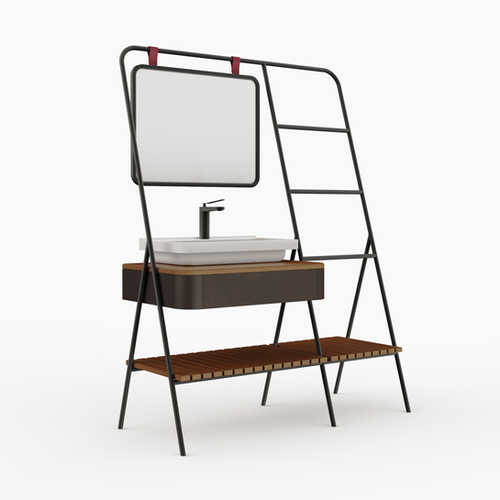 CT-1 ‘Basin rack and cabinet’ set | CHAYA Studio