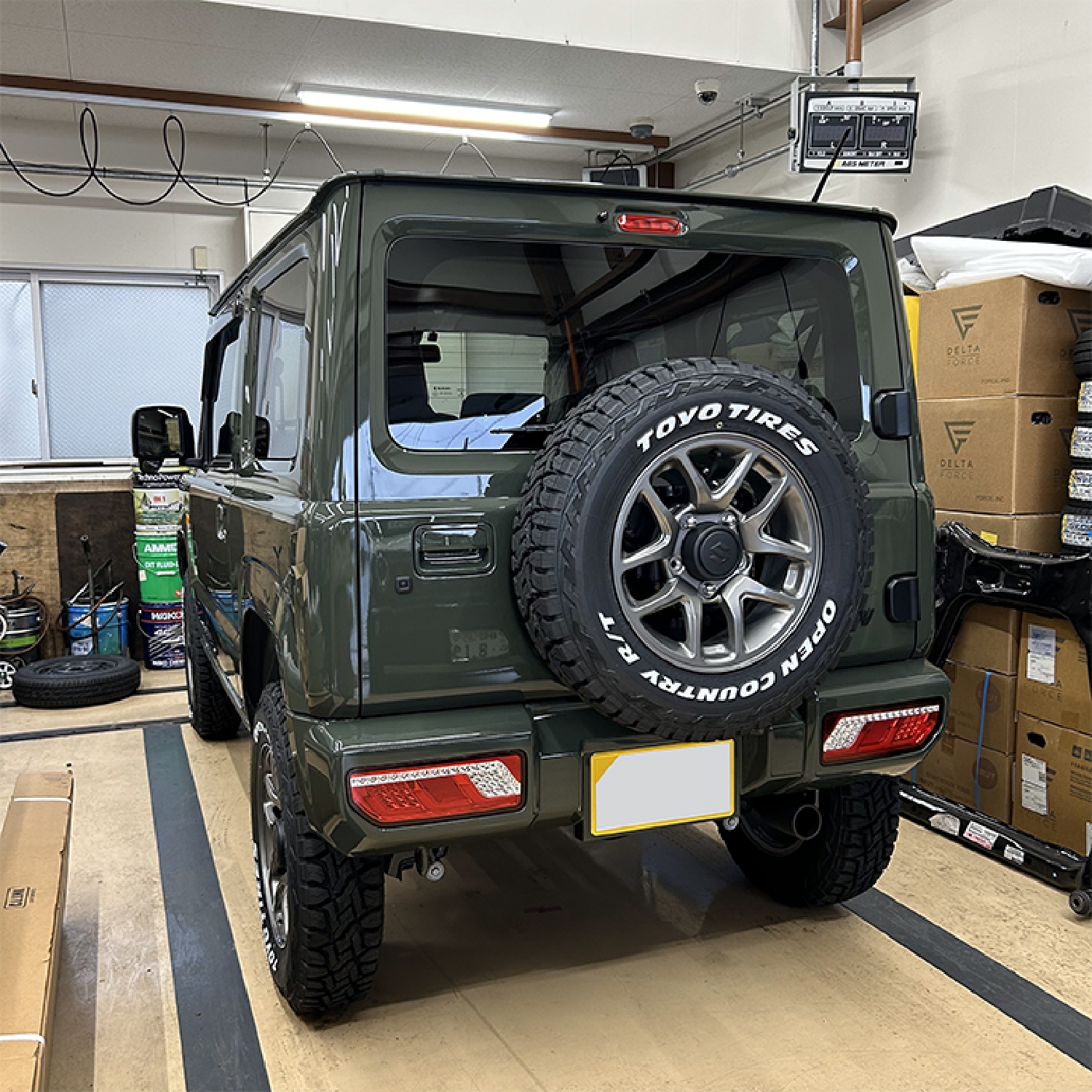 JB4ジムニー🚙ザルーツグリル＋ショウワガレージバンパーカスタム