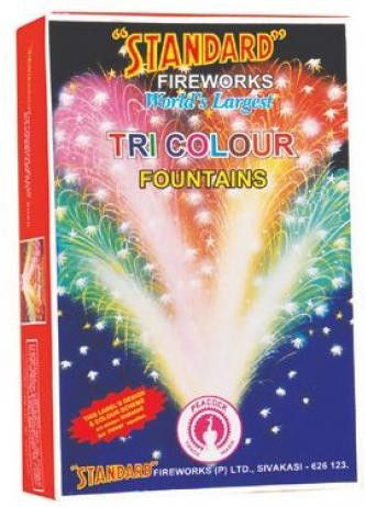 Tri colour Fountains | Standard Fireworks