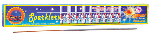 Gold Sparklers 20cm 5 Boxes | Standard Fireworks