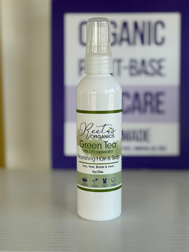 Best Moisturizer for Locs – 4oz Green Tea & Rosewater Spray