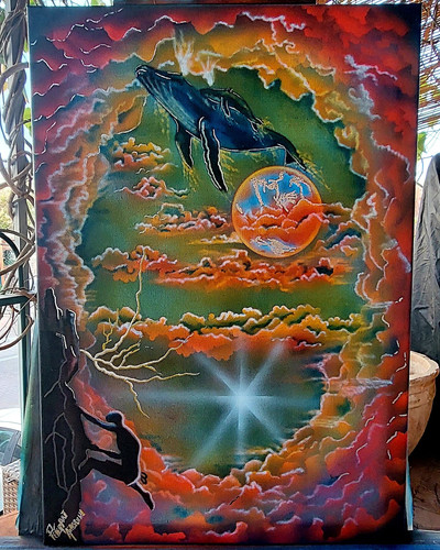 Airbrush Canvas "Escape" | My Site