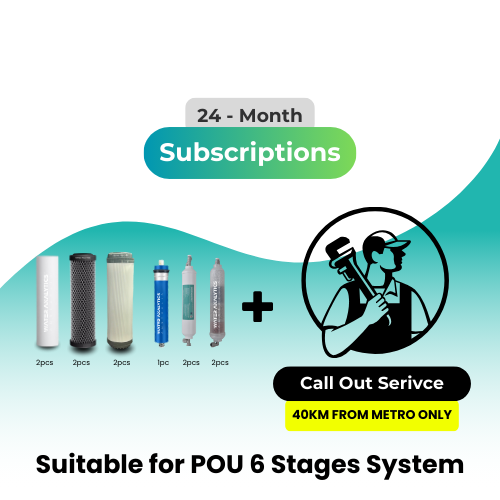 POU 6 Stage Filter Subscription (with On-Site Service) - $370/Year [2 ...