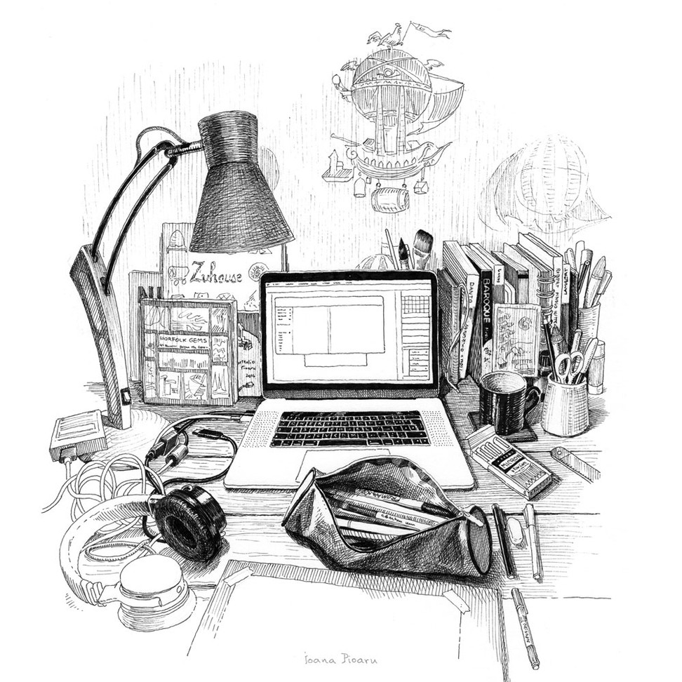 Ink Drawing | Ioana Pioaru