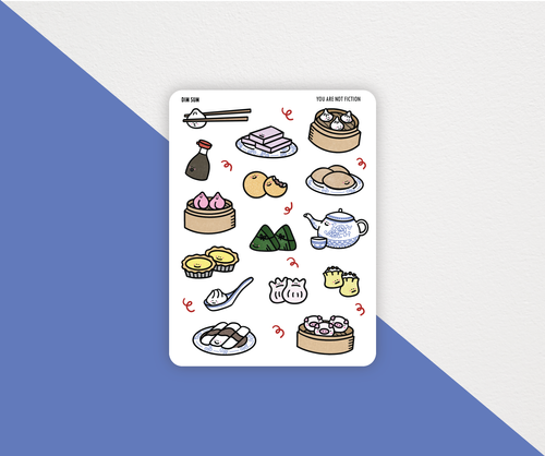 Dim Sum Sticker Sheet | You Are Not Fiction