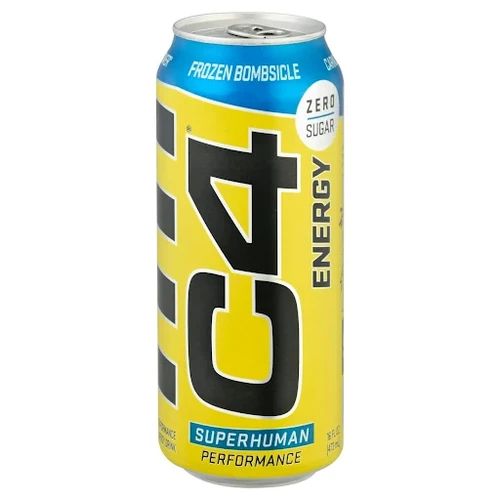 C4 Original Carbonated Zero Sugar Energy Drink, Frozen Bombsicle 16oz ...