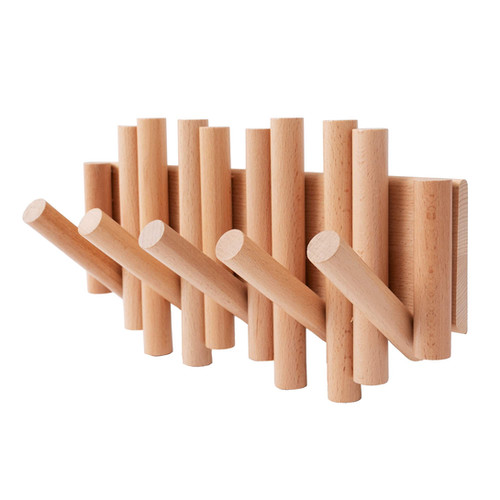 KOLORAE Natural Wood Picket Rail Hook | blueoco