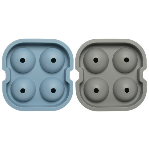 KOLORAE Silicone 4 Ball Ice Tray | blueoco
