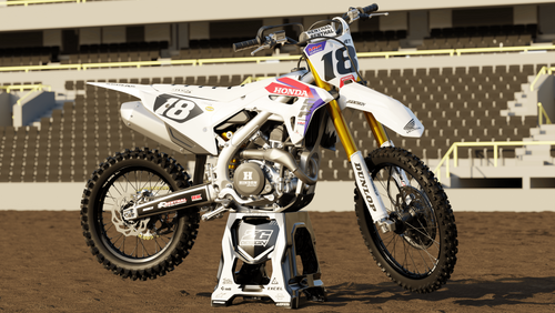 KIT DECO HONDA REPLICA JETT WHITE