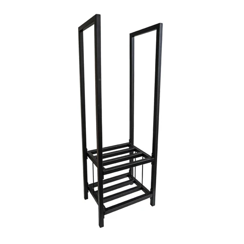 IVYLINE Tall Square Shelved Log Storage | Gibson & Goold