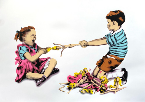 Sharing is Caring (Pink Dress) 1/1 | The Cameron Twins